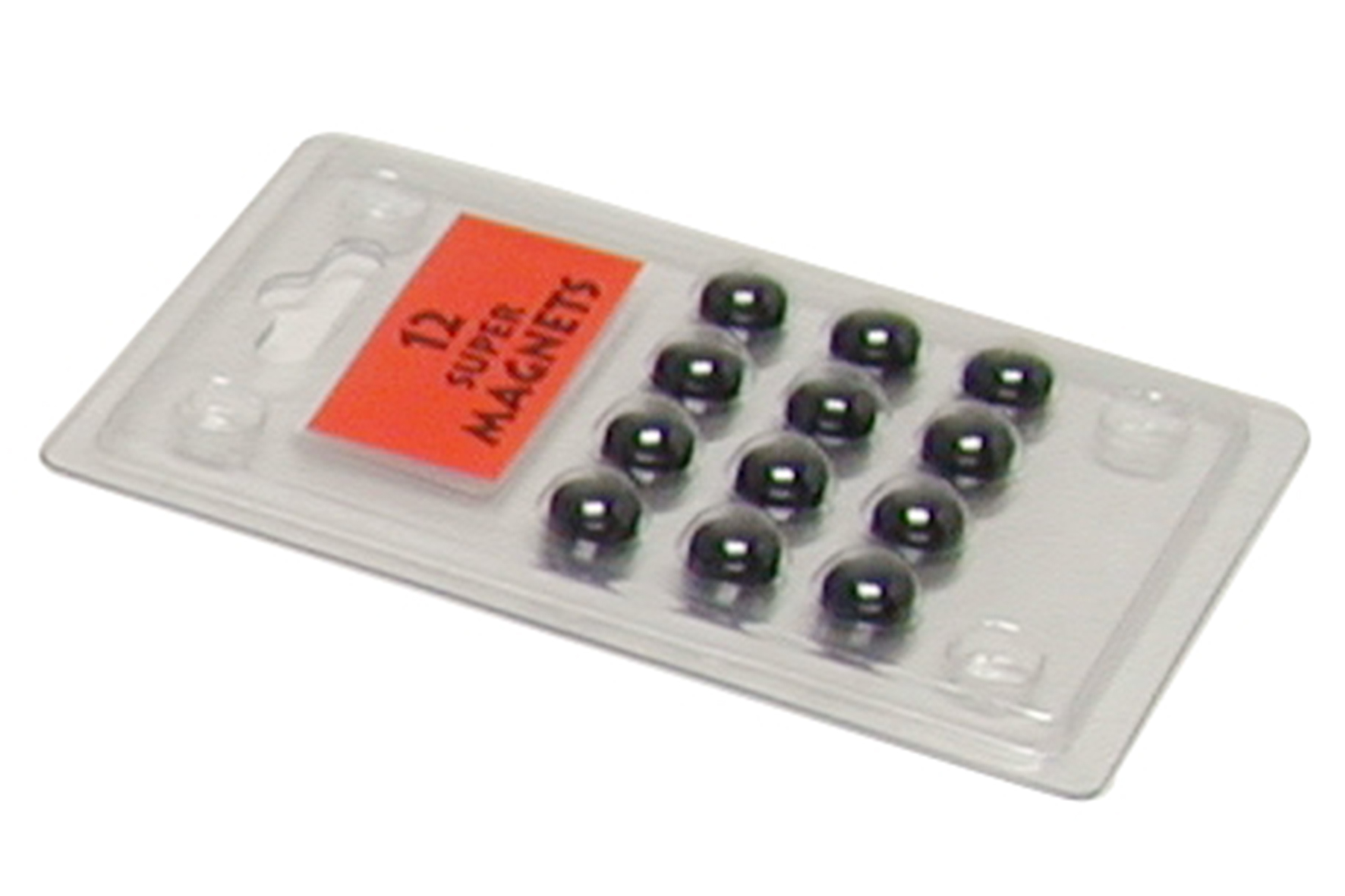 Magneten zwart, set van 12 - WEBA meubelen