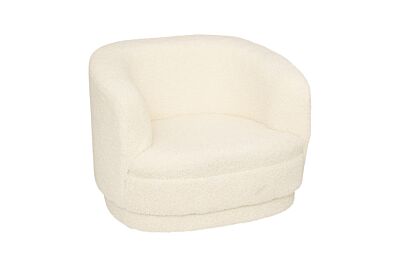 Kinderfauteuil Sky bouclé wit - WEBA meubelen