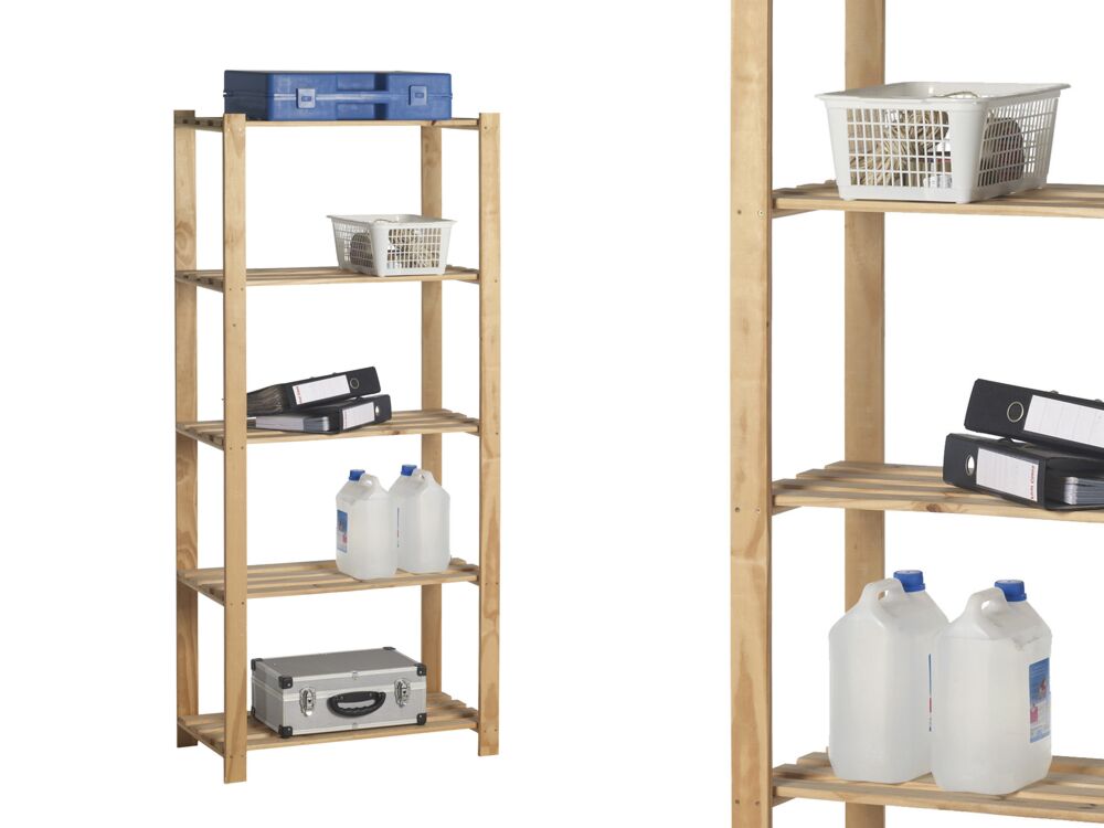 Houten opbergrek Mono 80x40x175cm - WEBA meubelen