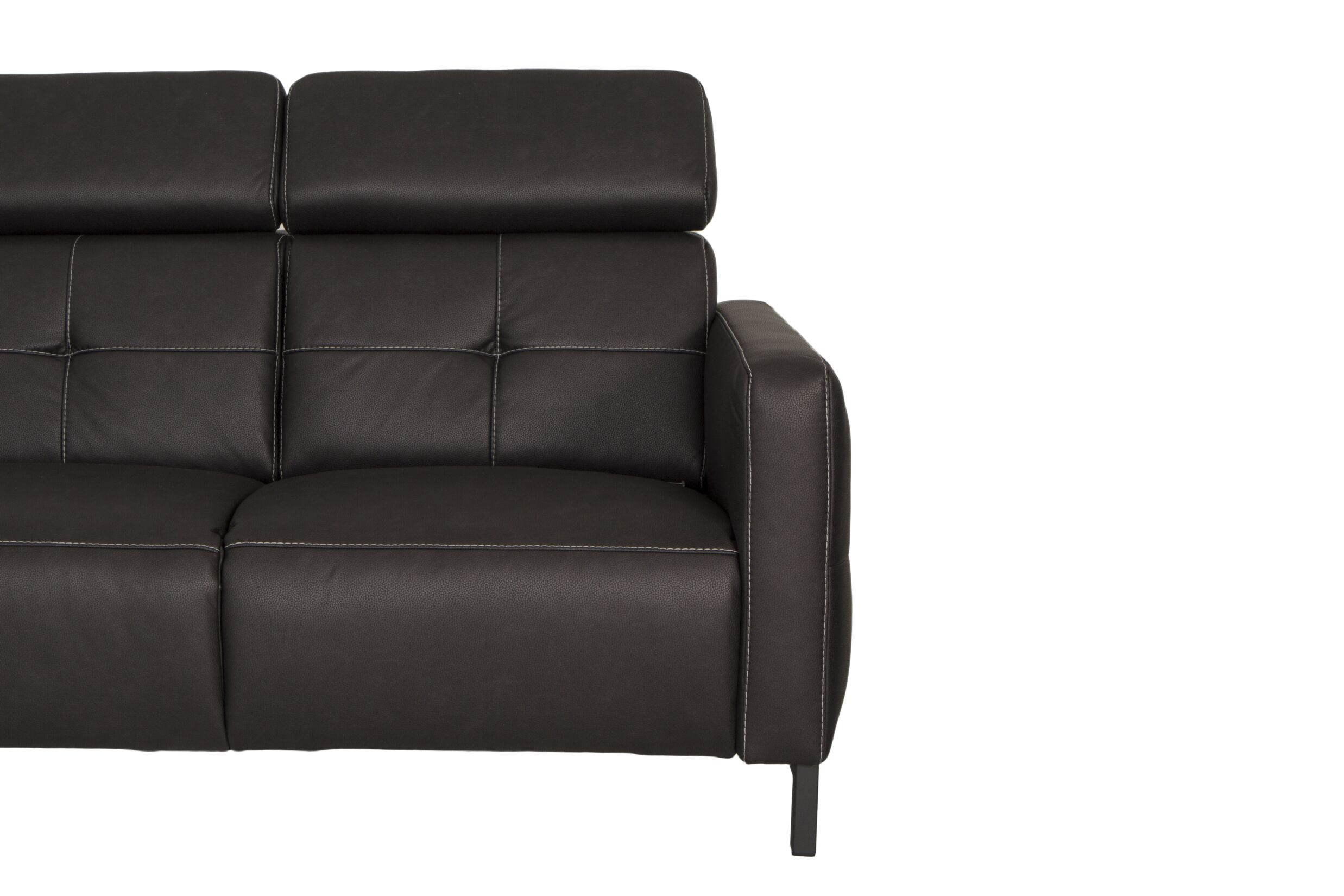 Zetel Dervaux 3+2-zit - stof - antraciet - WEBA meubelen