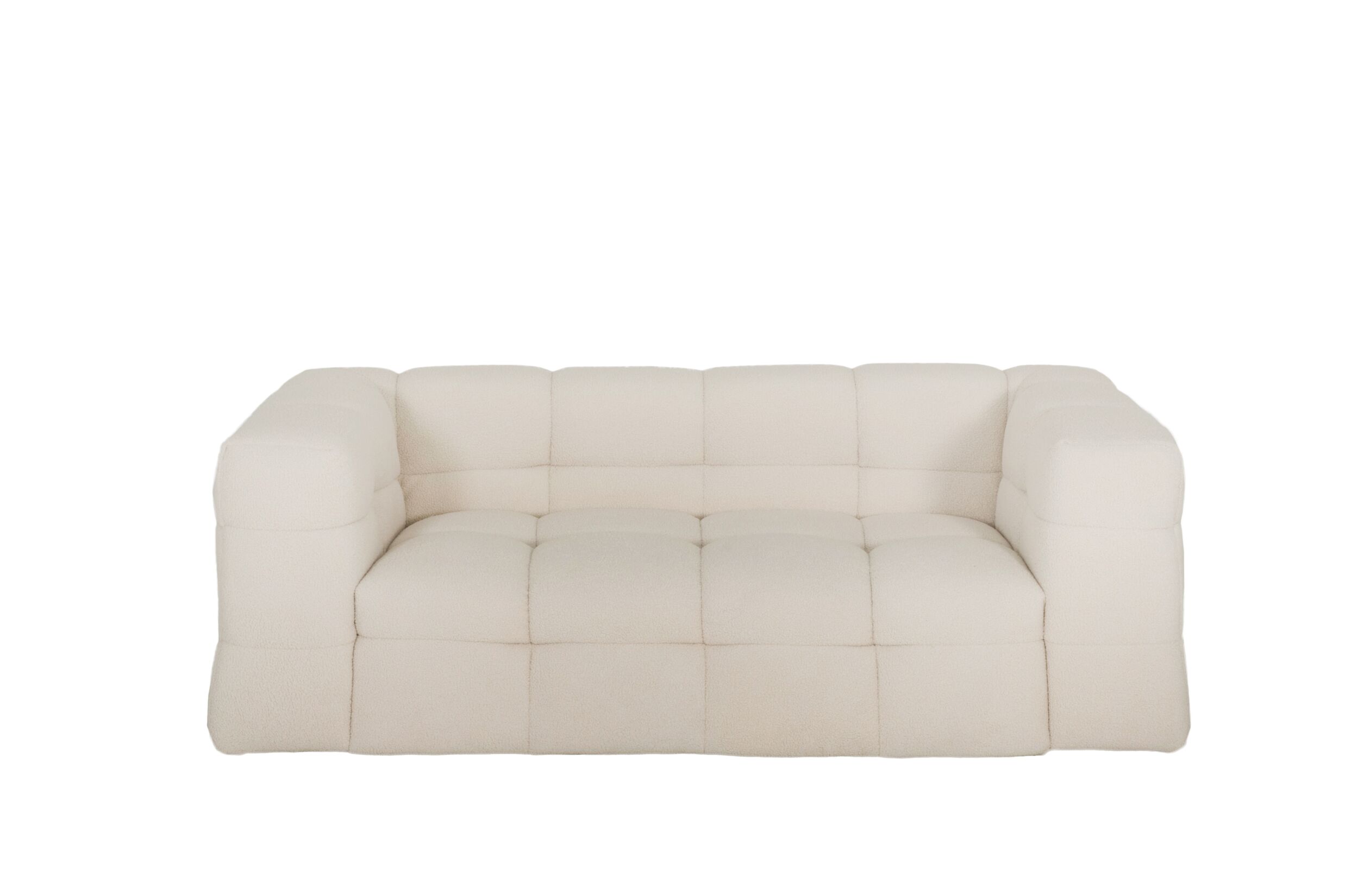 Zetel Bubble 2,5-zit stof wit - Salon - WEBA meubelen