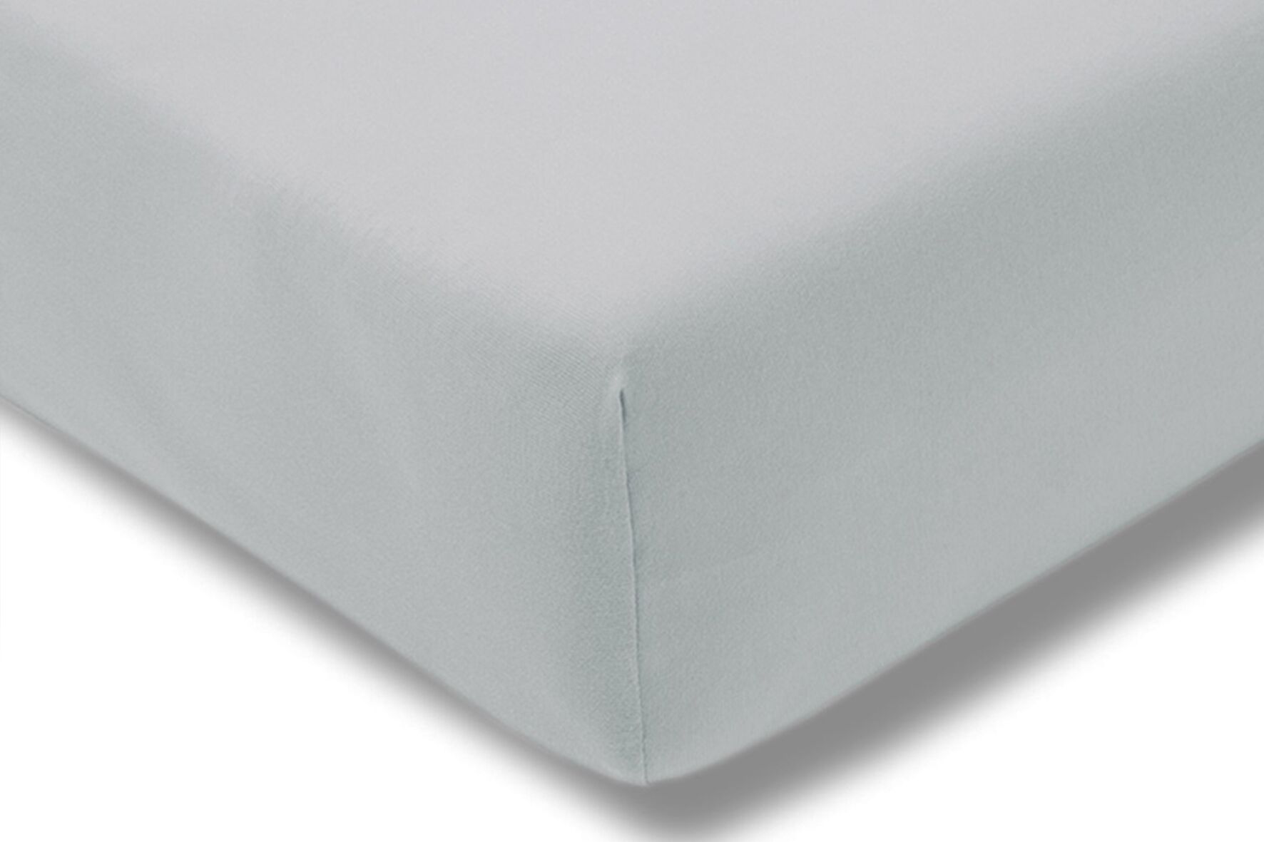 Hoeslaken 90/120x200/220cm jersey katoen lichtgrijs - WEBA meubelen